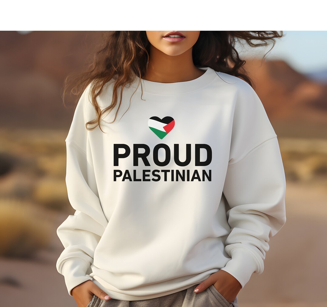 Palestine Sweatshirt Palestine Sweater Palestine Flag Heart - Etsy
