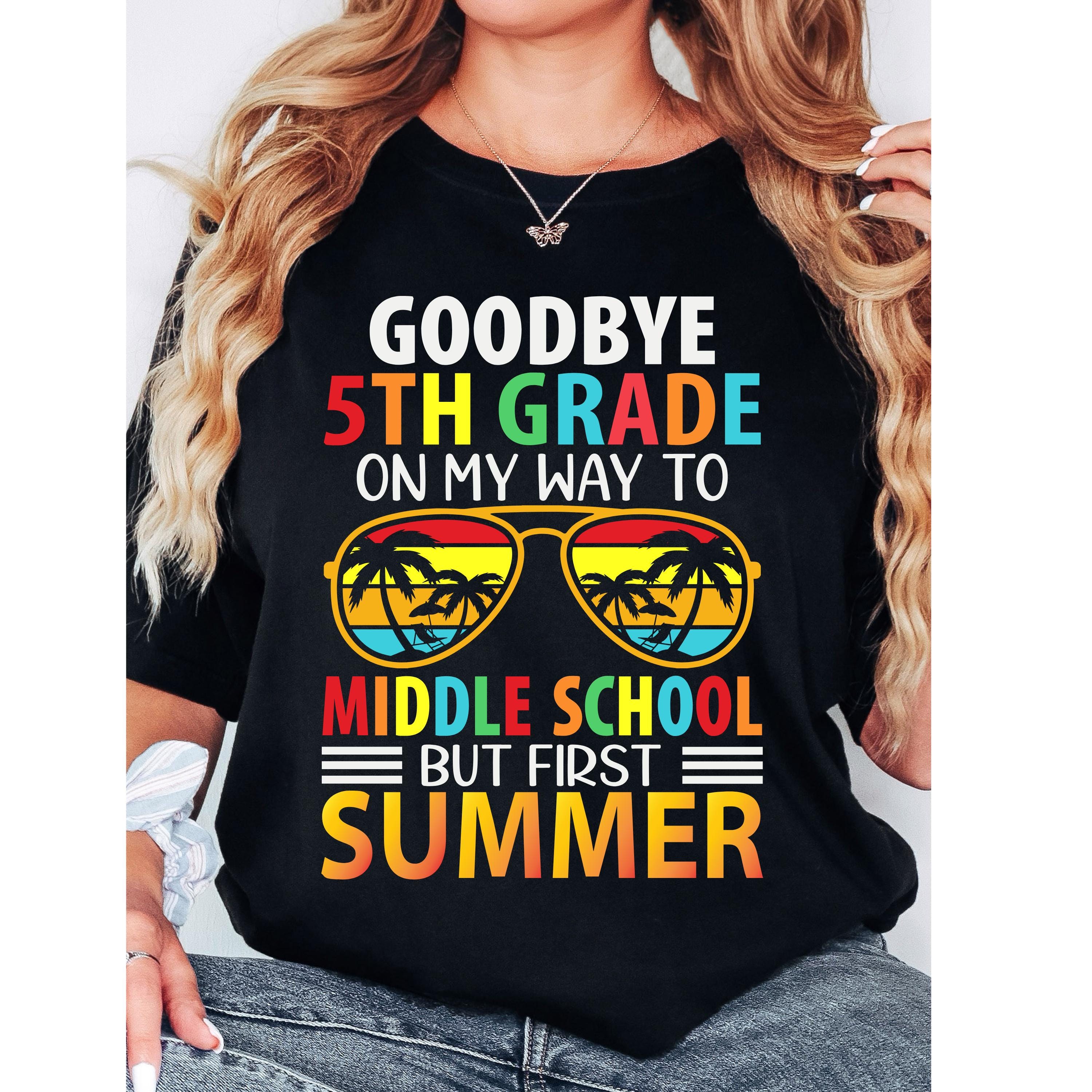 Last Day of School 5th Grade Svg PNG, Goodbye 5th Grade Graduation to ...