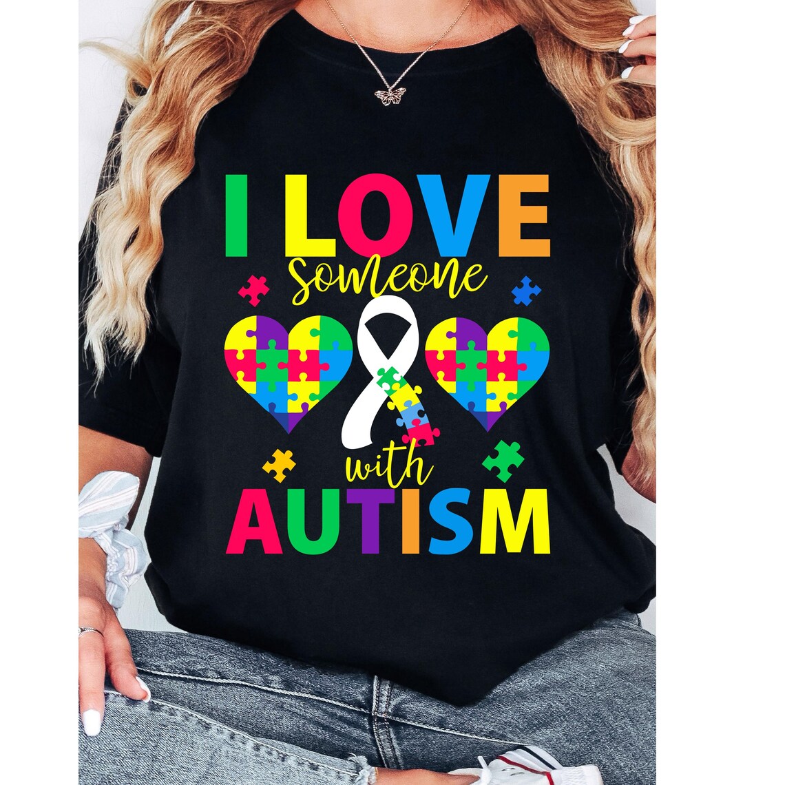I Love Someone With Autism SVG PNG, Autism Awareness Png, Support for ...