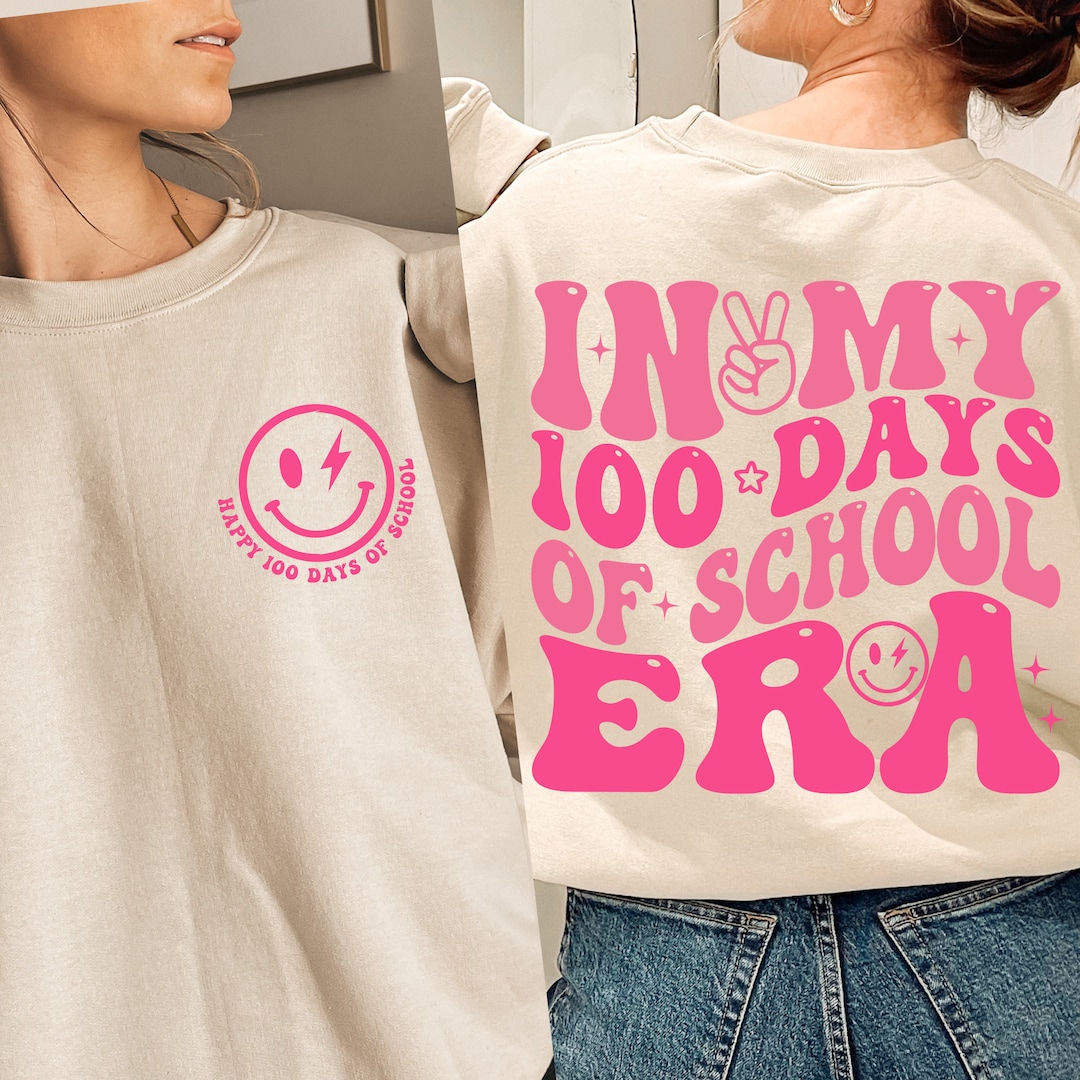 In My 100 Days of School Era Svg Png, Happy 100th Day of School SVG ...