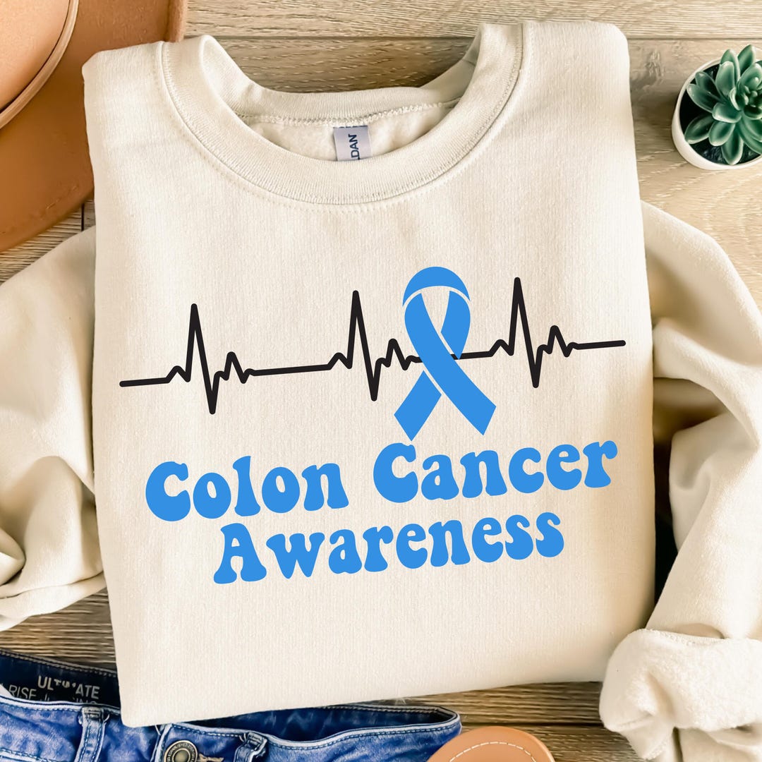 Colon Cancer Awareness Svg Png, Support Family Colon Cancer Svg Png ...