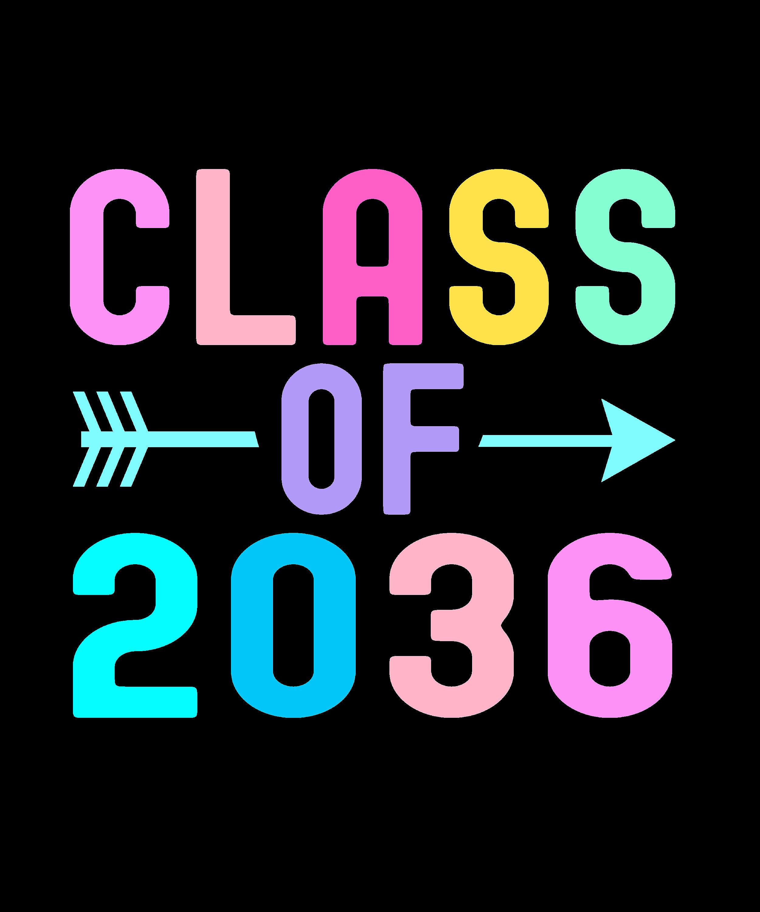 Class of 2036 Svg Png, Graduation Grow With Me Png, Class of 2036 SVG ...