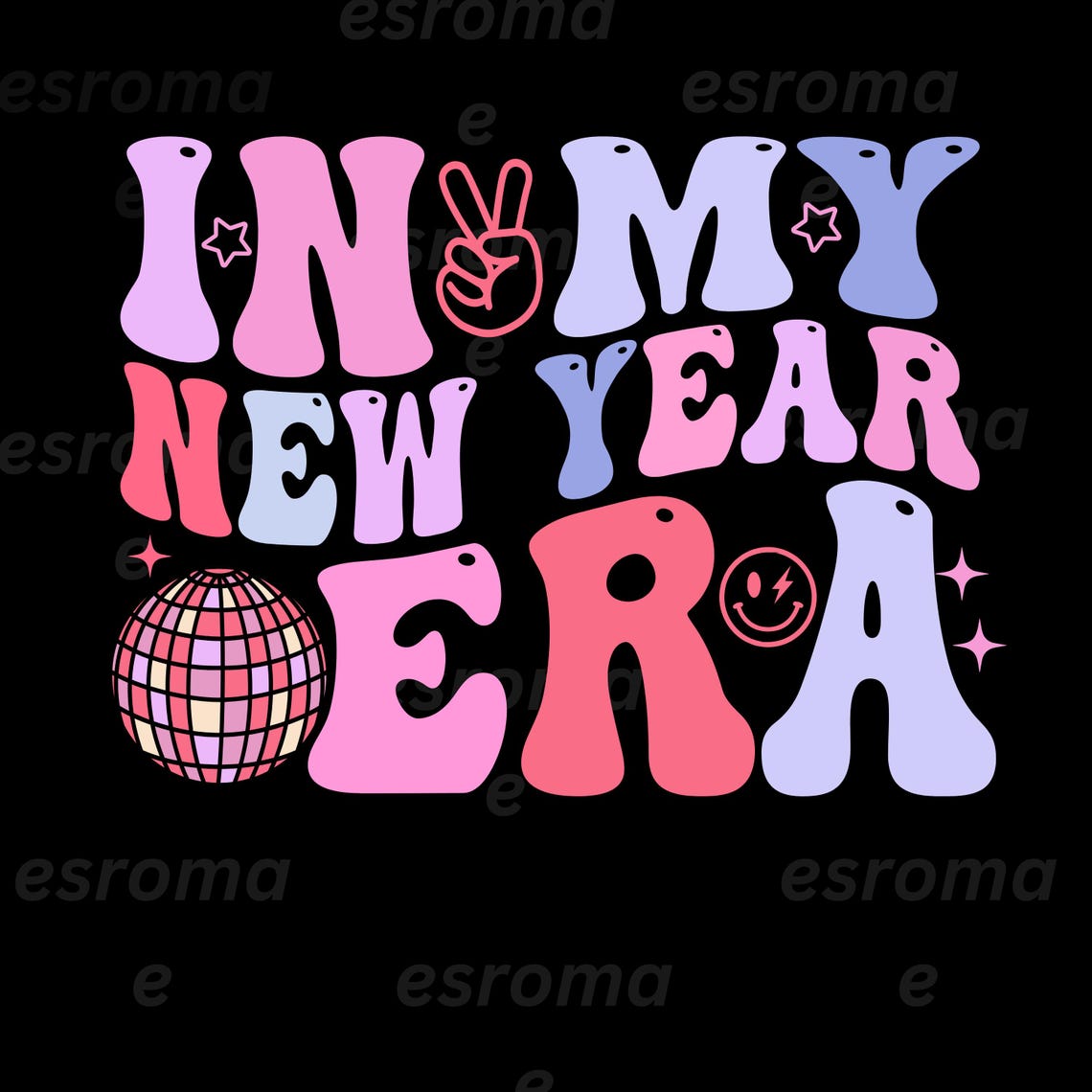 In My New Year Era Png Svg. Kids New Year Svg Shirt, New Year 2025 ...