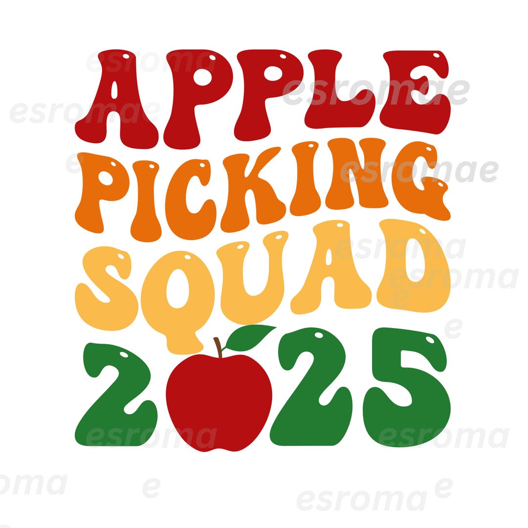 Apple Picking Squad 2025 SVG PNG, Apple Picking Crew SVG Png, Family ...