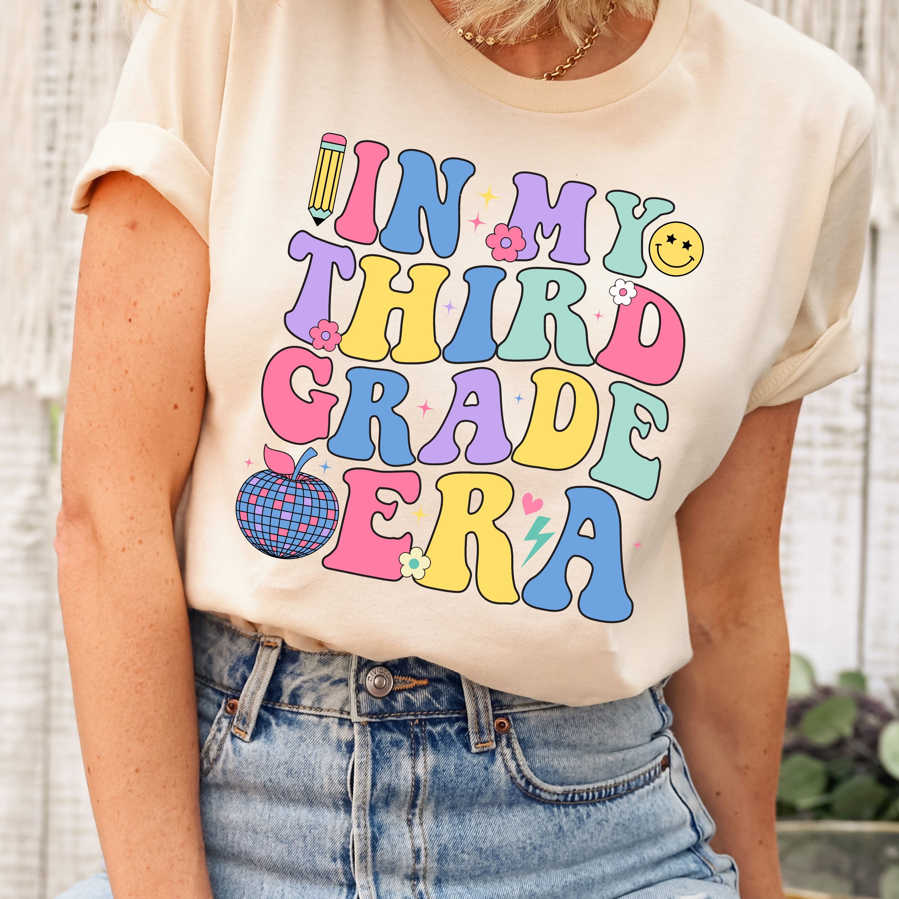 In My Third Grade Era Groovy Svg Png, Back to School Teachers Kids Png ...