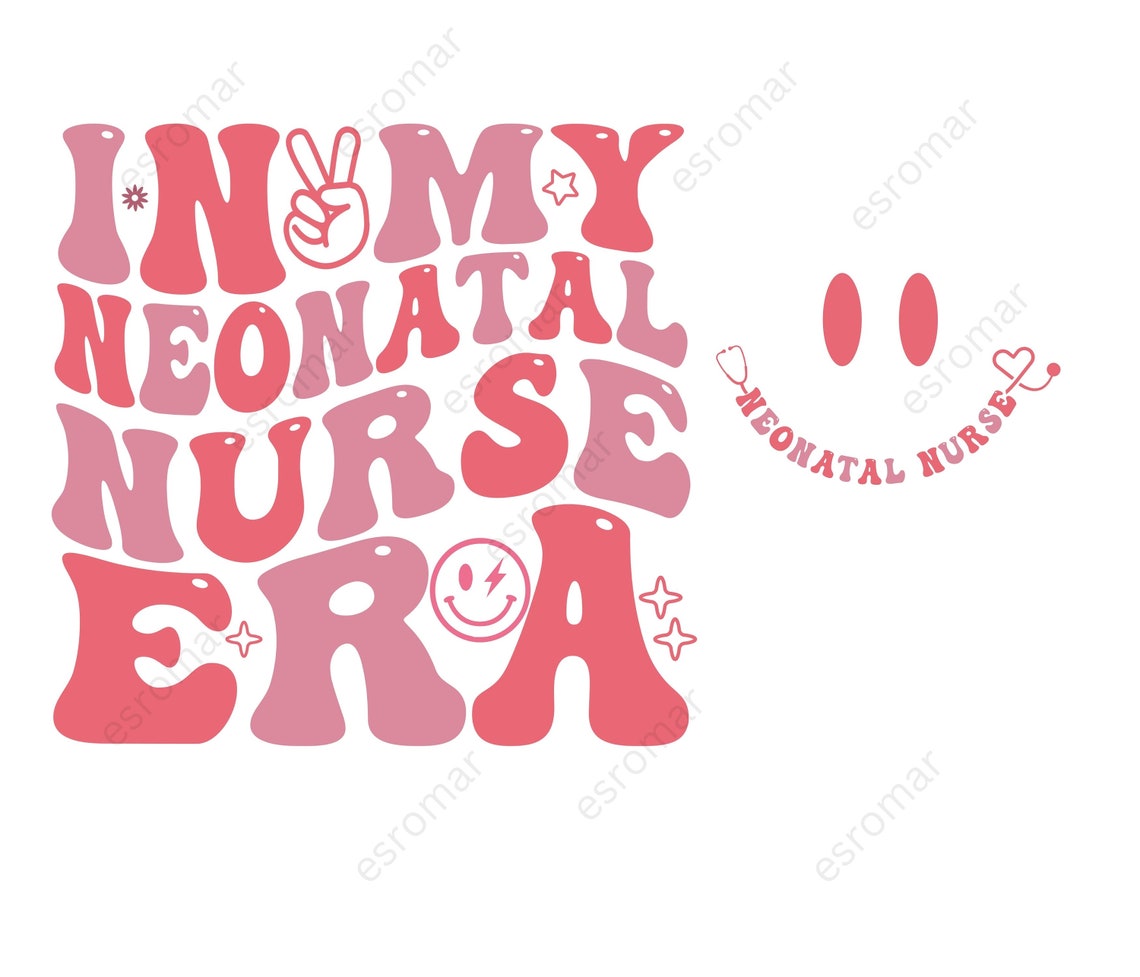 Retro in My Neonatal Nurse Era Svg Png, Nursing School Png, Nurse ...