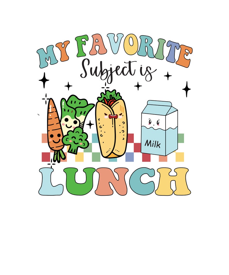 My Favorite Subject is Lunch Svg Png Lunch Lady Cafeteria - Etsy Canada