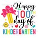 100 Days of Kindergarten Svg Png, 100 Days of School Svg Design, Back ...