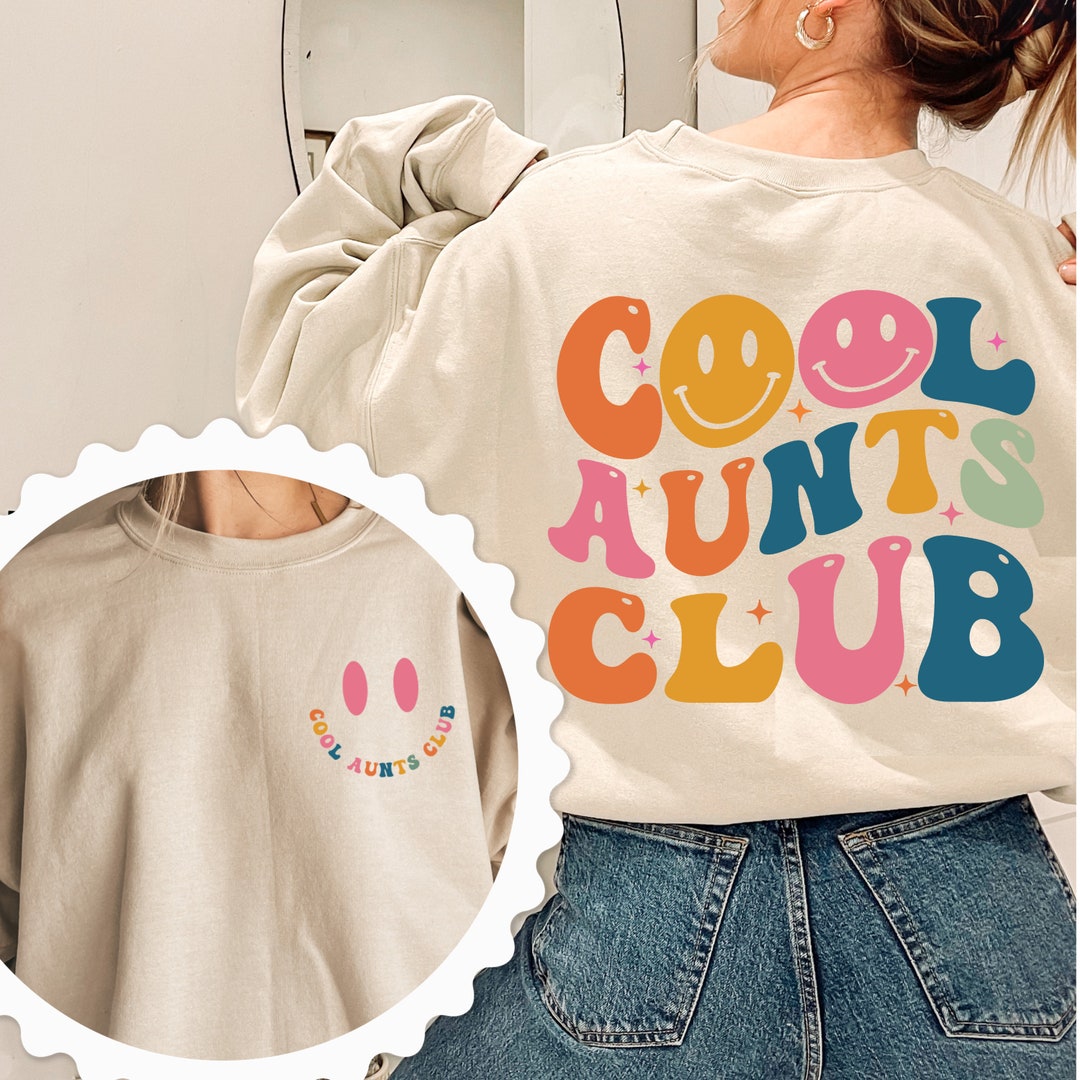 Cool Aunts Club Svg Png, Aunt Design, Aunt Gift, Aunt Birthday Gift ...
