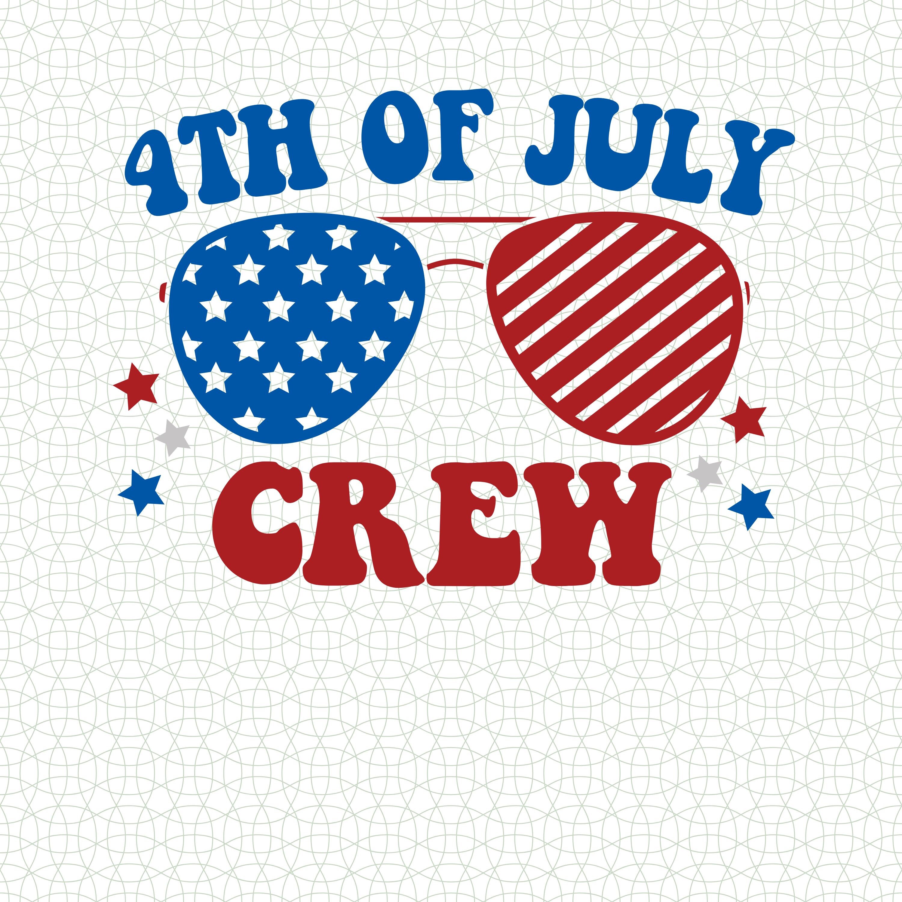 4th of July Crew Svg Png, 4th of July Matching Funny Family - Etsy