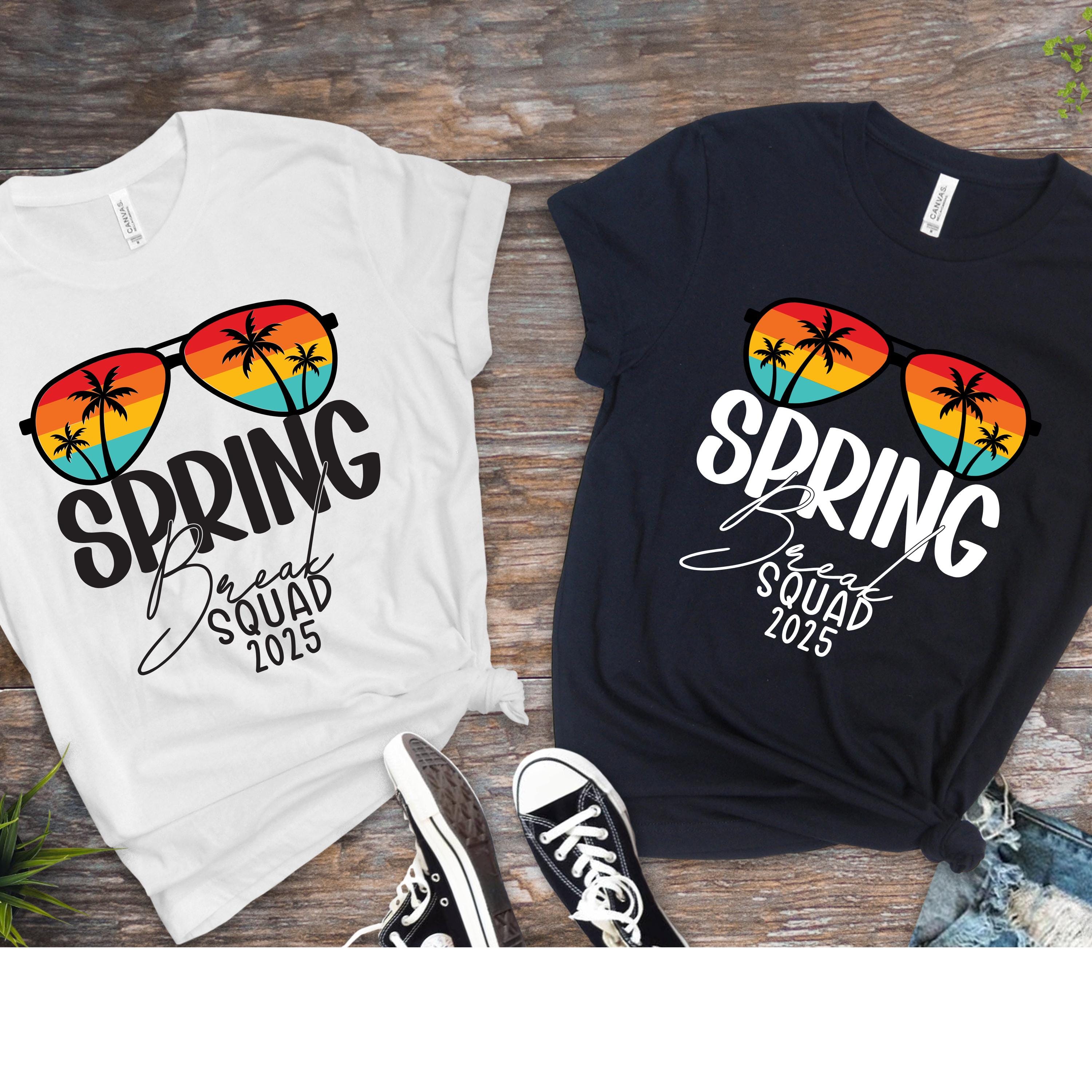 Spring Break Squad 2025 Vacation Svg Png, Spring 2025, Group Vacation ...