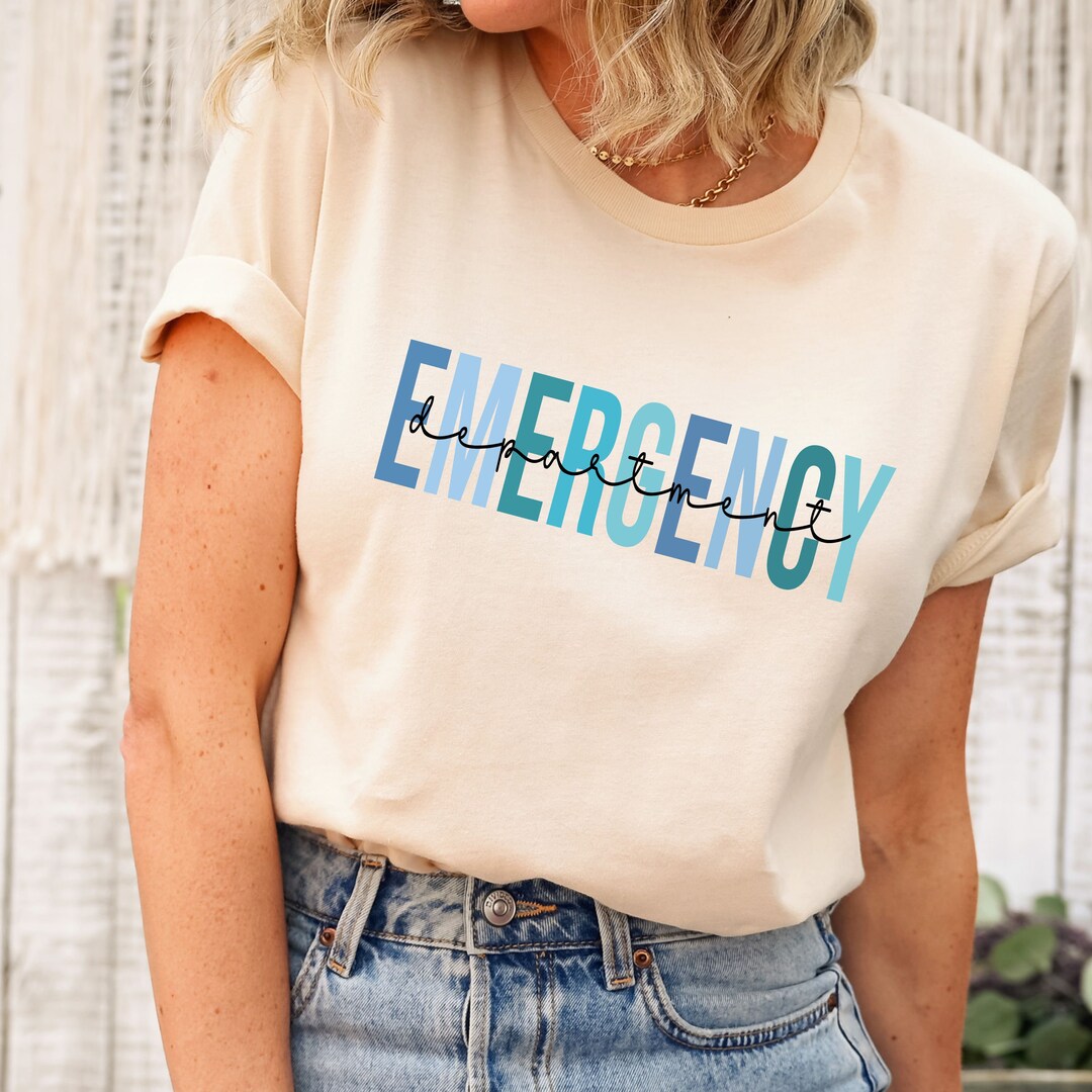 ER Nurse Emergency Department Emergency Room Healthcare T-shirt, ER ...