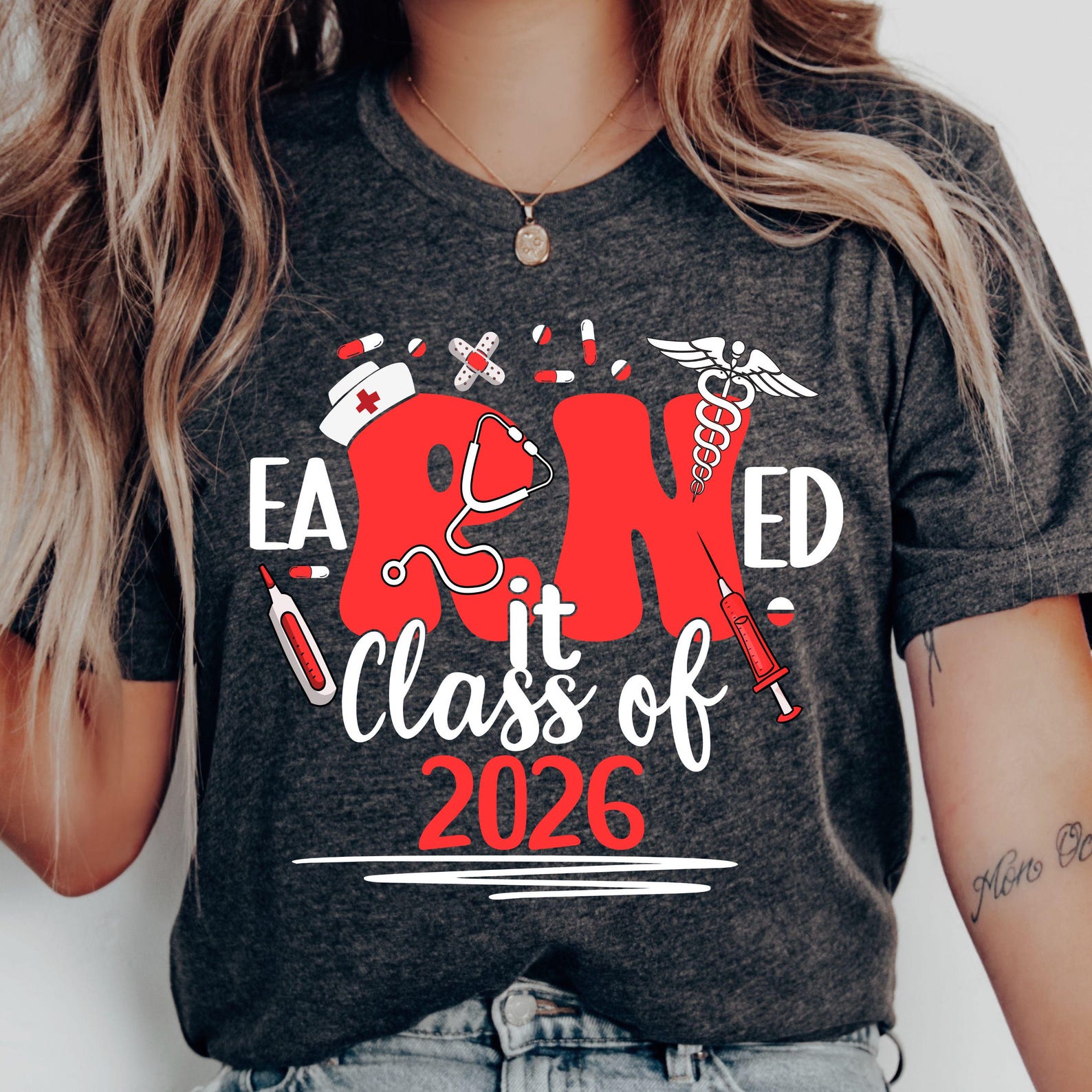 Earned It Class of 2026 RN PNG, RN Nurse Senior 2026 Graduate Png - Etsy