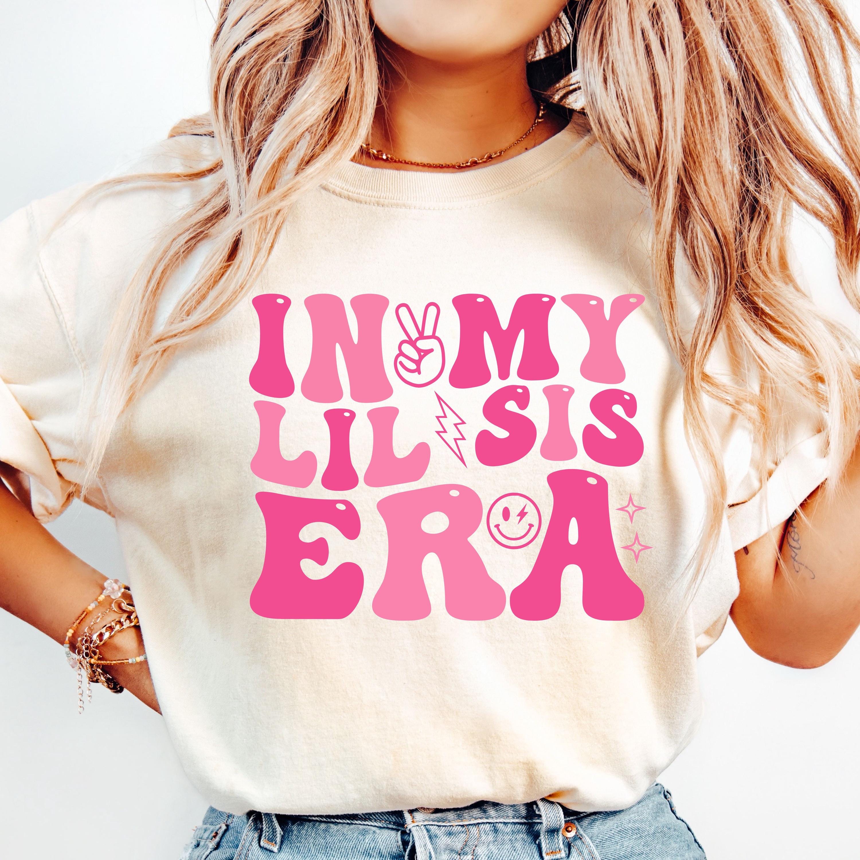 Groovy in Lil Sis Era Svg Png, Cute Little Sister Design, Funny Retro ...