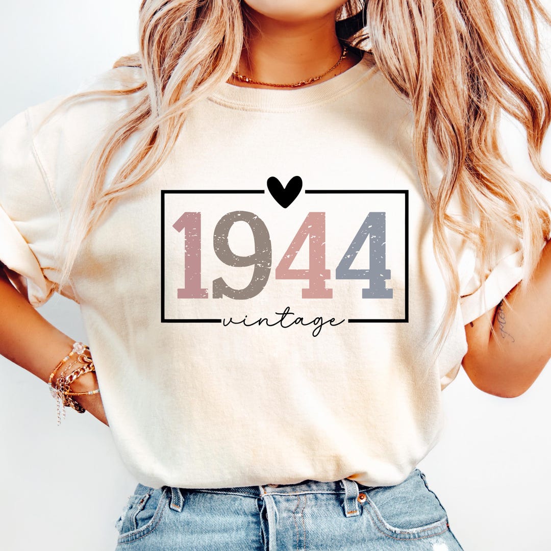 Vintage 1944 Svg Png, 90th Birthday Gift PNG, 90th Birthday Gift, Funny ...