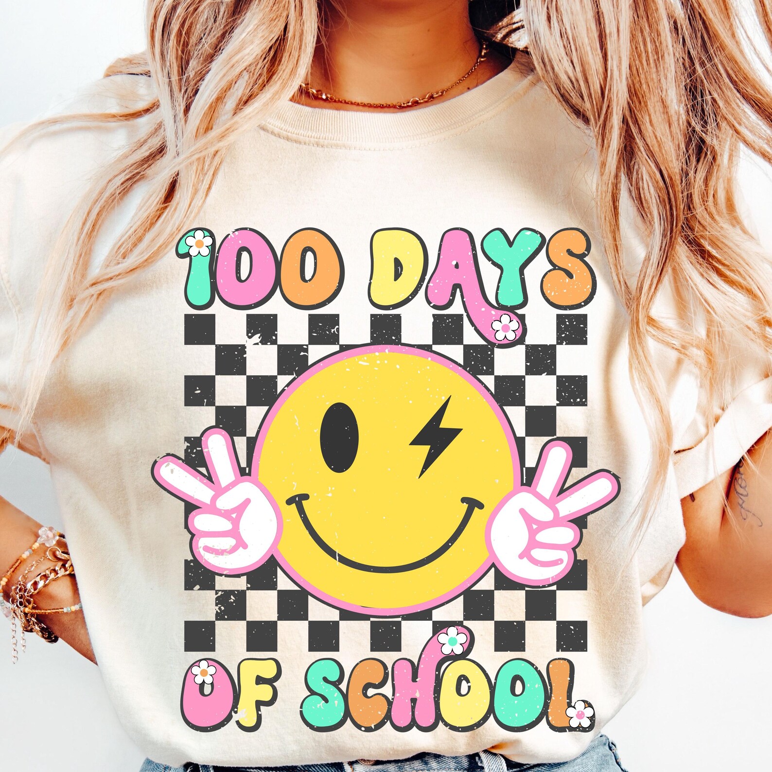 100 Days of School Svg Png, 100th Day of School Smile Face, Happy 100th ...