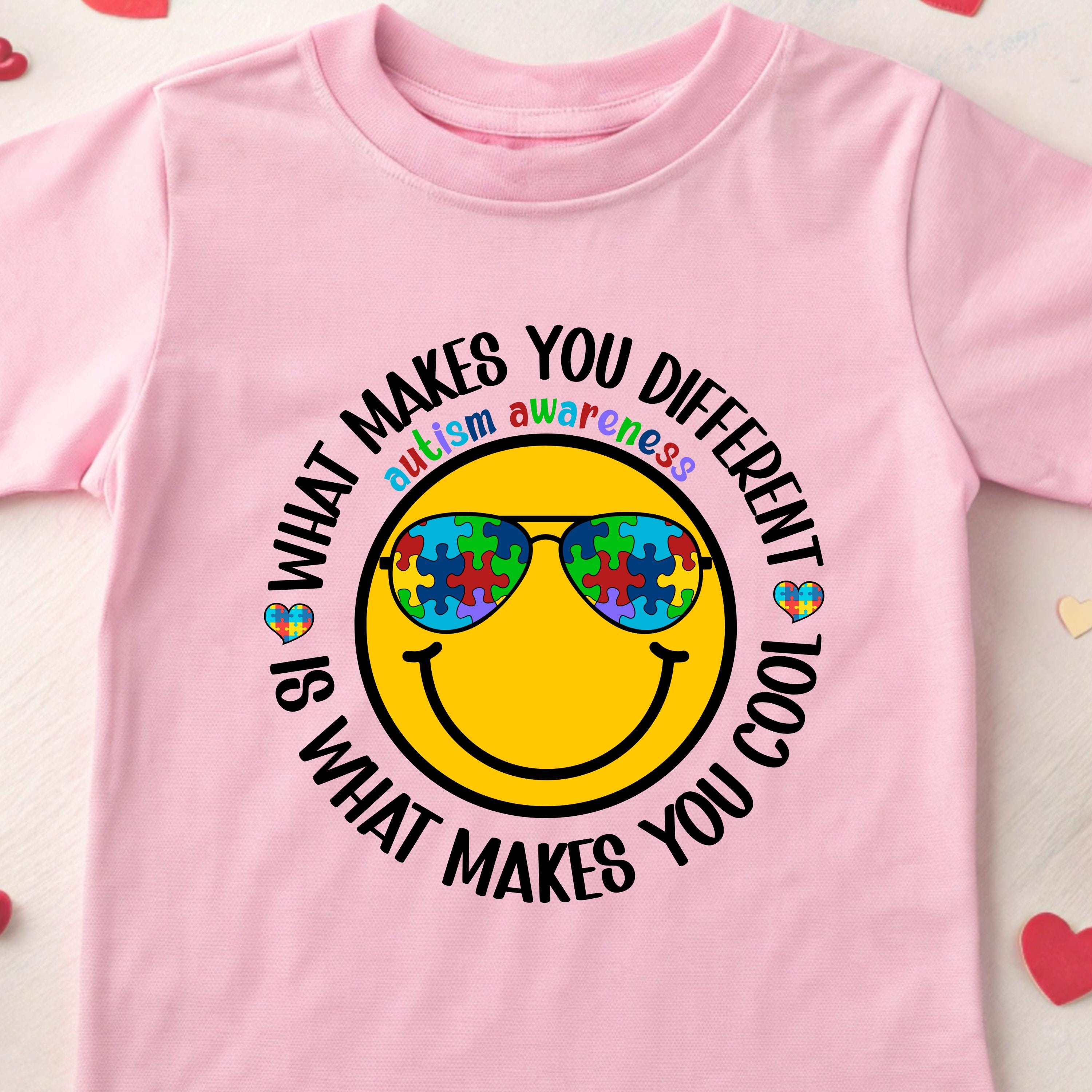 Autism Awareness Svg Png Autism Awareness Smile Face, What Makes You ...