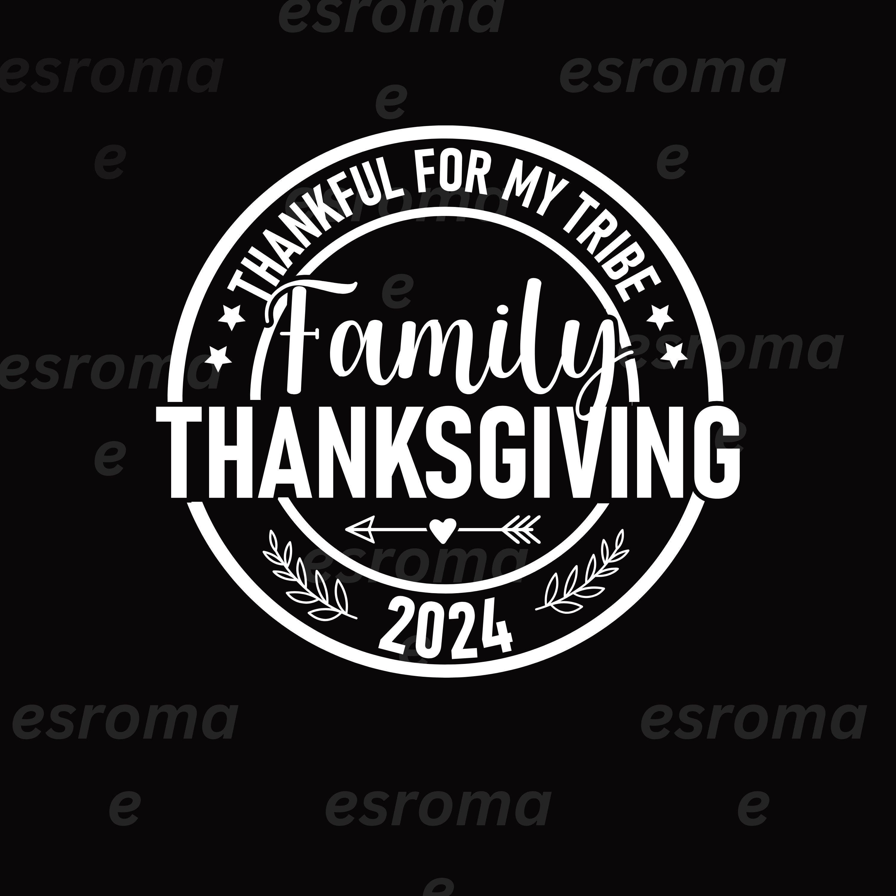 Family Thanksgiving 2024 PNG, Fall, Thanksgiving 2024, Thanksgiving ...