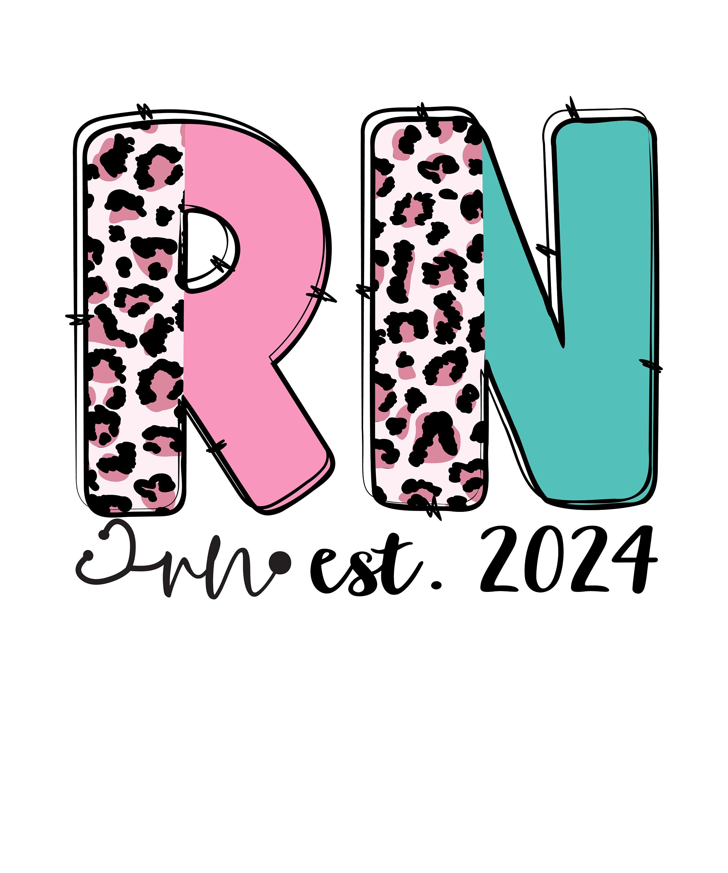 Registered Nurse Graduation 2024 Svg Png, RN Est. 2024 Png, RN Graduate ...