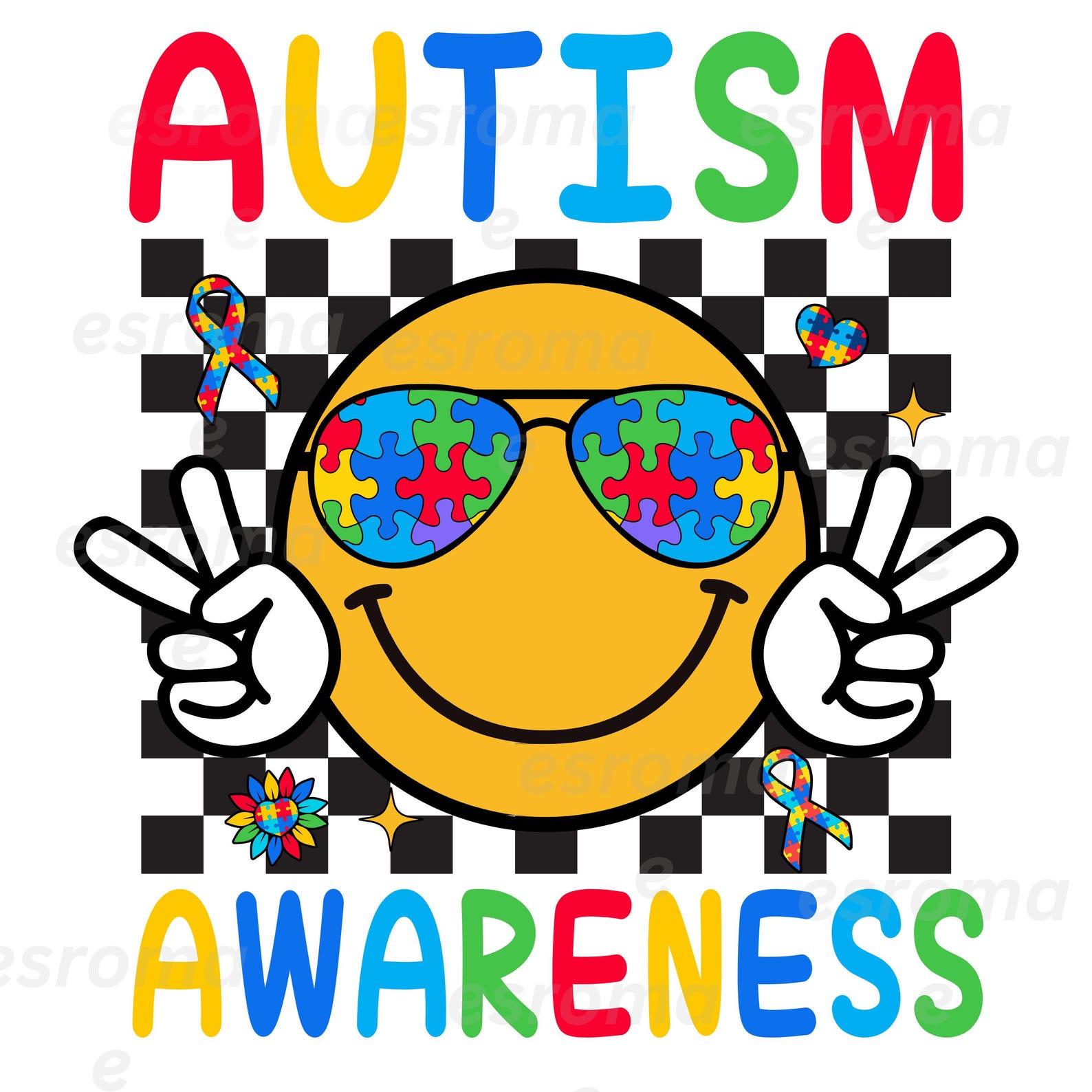 Autism Awareness Svg Png, Autism Awareness Autistic, Autism Awareness ...