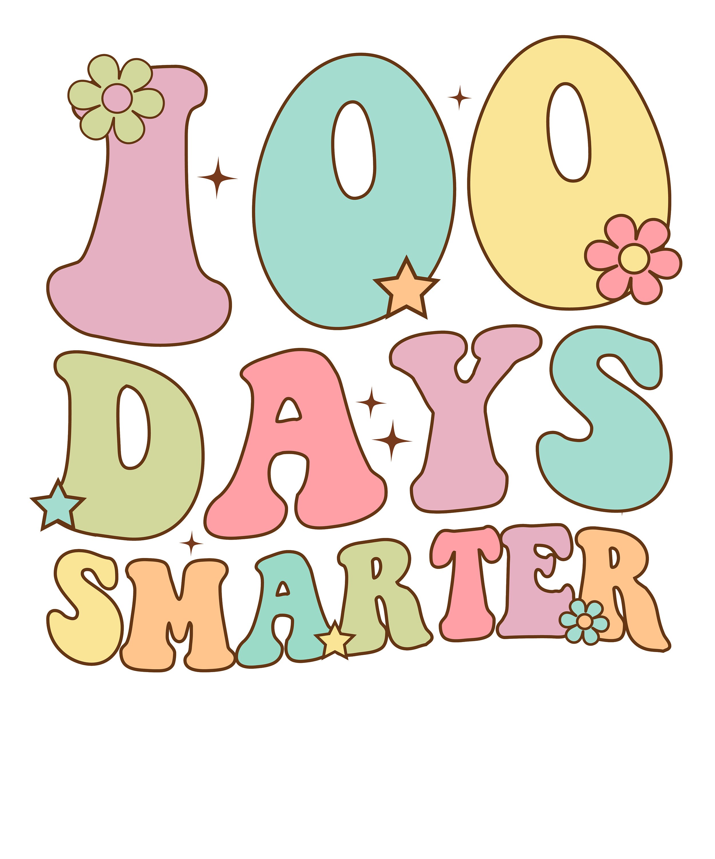 100 Days Smarter Svg Png, Happy 100th Day of School Svg, 00 Days of ...