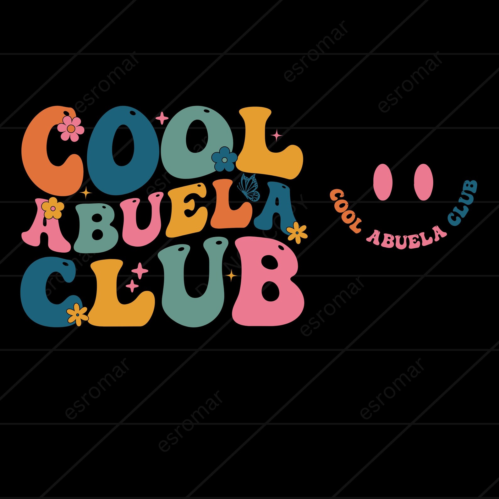 Cool Abuela Club Svg, Tia Shirt, Spanish Abuela Png, Gift for Abuela ...
