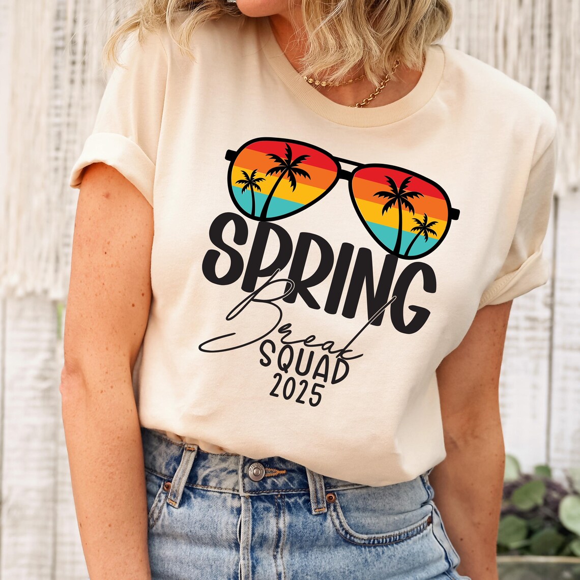 Spring Break Squad 2025 Vacation Svg Png, Spring 2025, Group Vacation ...