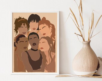 Girl Group Poster - Etsy