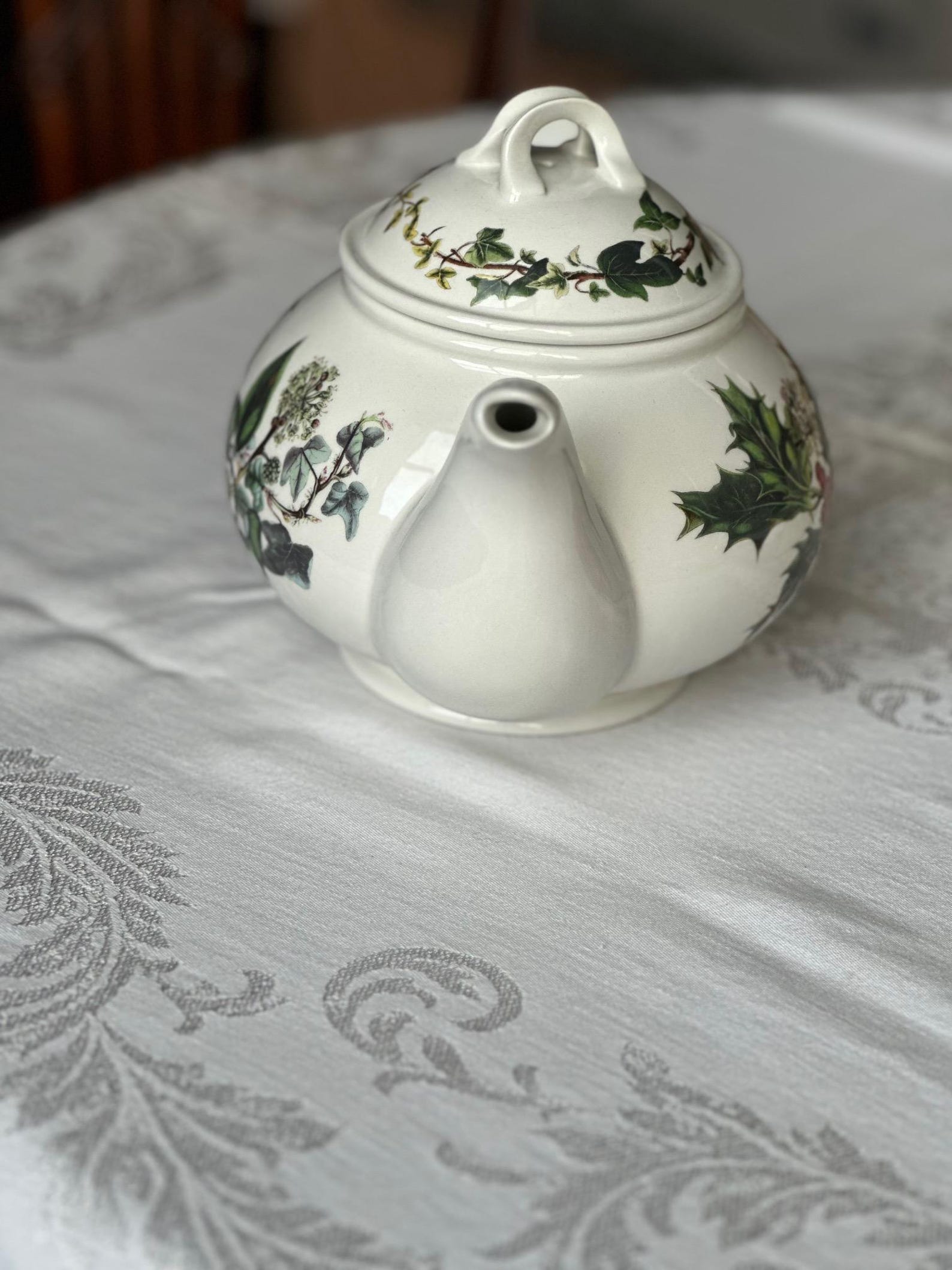 HOLLY & IVY Portmeirion Teapot With Lid - Etsy
