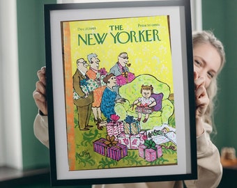 New Yorker Original Vintage Cover December 27, 1969 by William Steig - Etsy