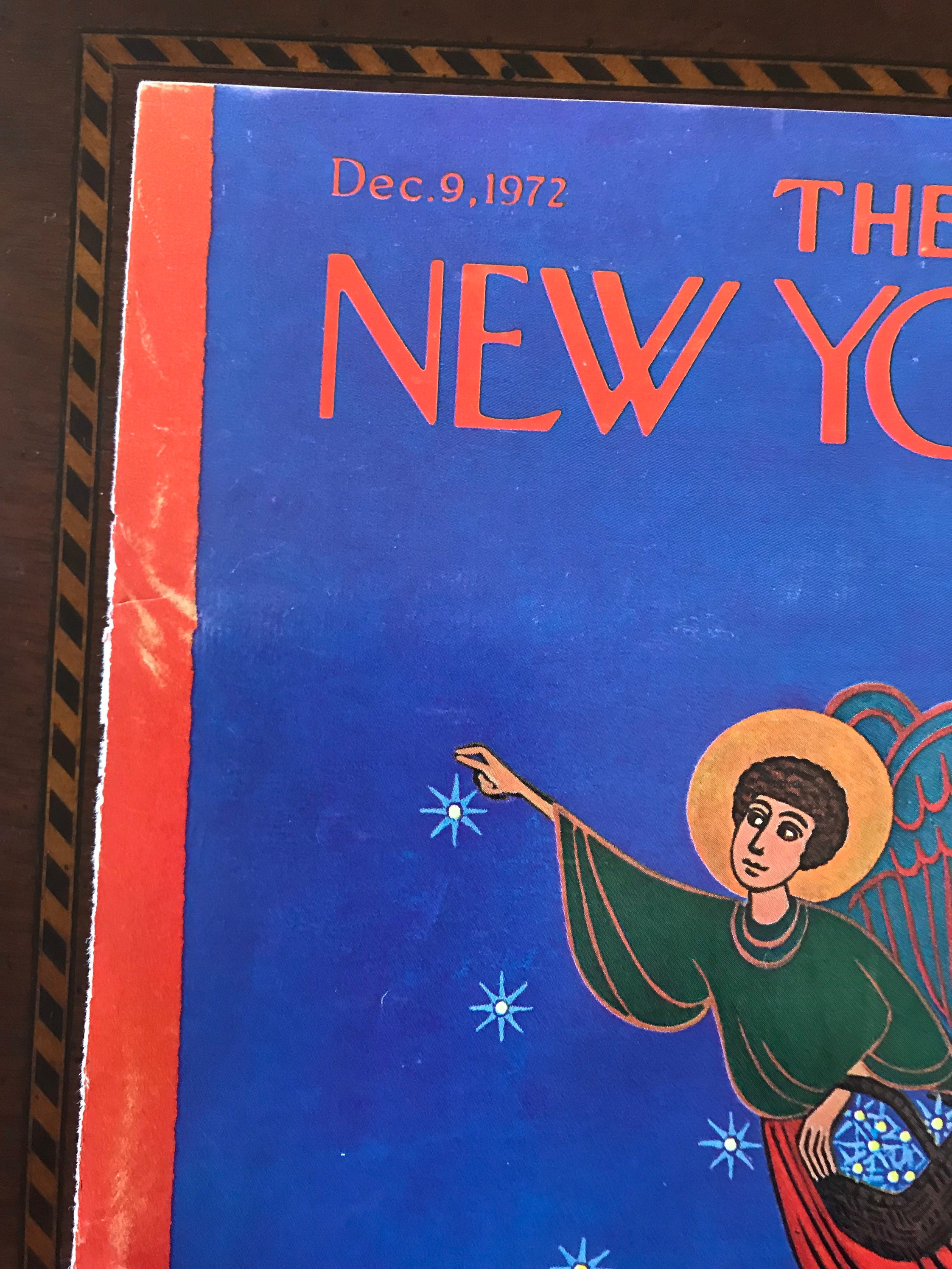New Yorker Magazine COVER ONLY CEM December 8, 1972 - Etsy