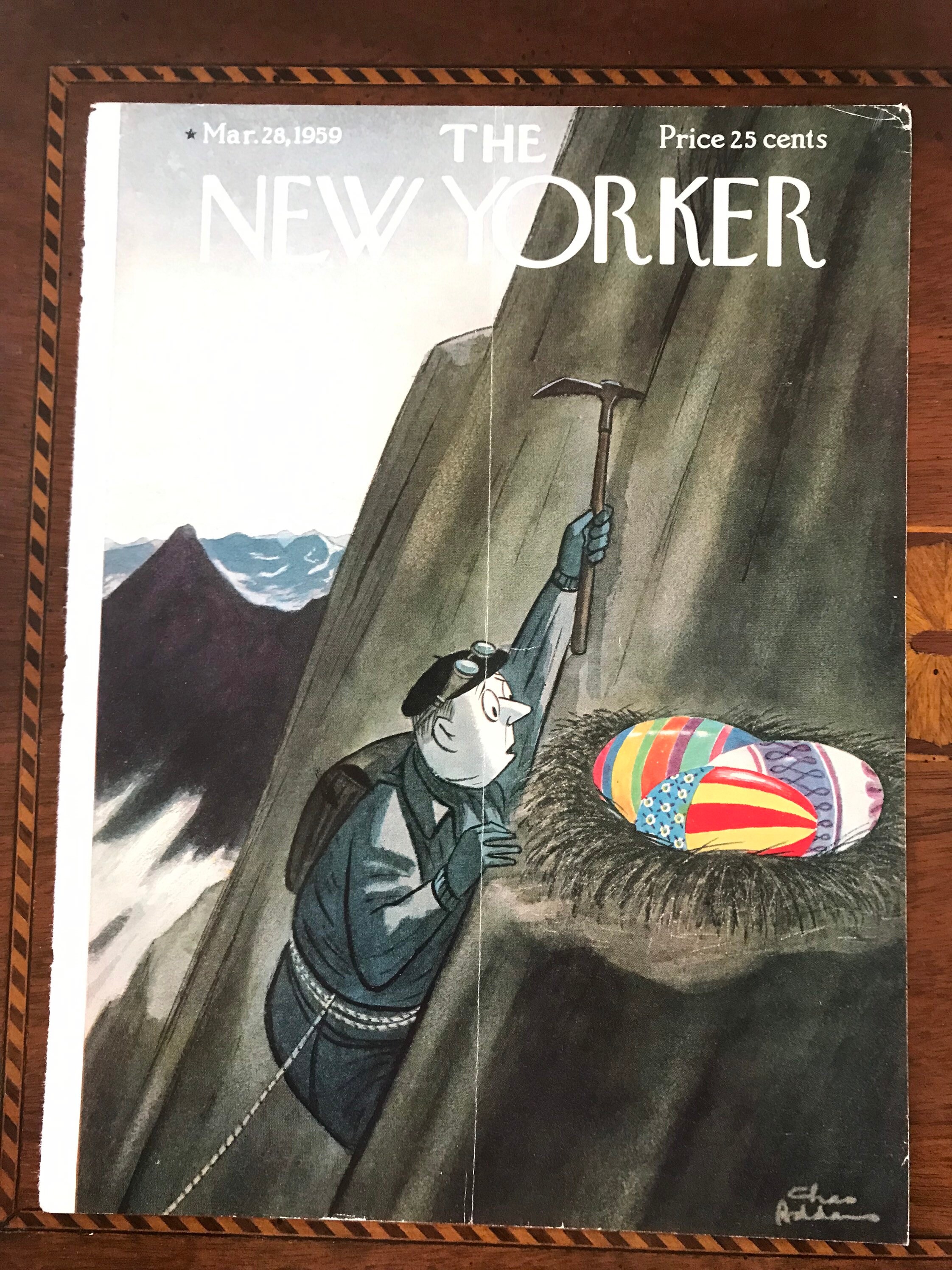 Chas Addams the New Yorker Magazine COVER Only March 28, 1959 - Etsy