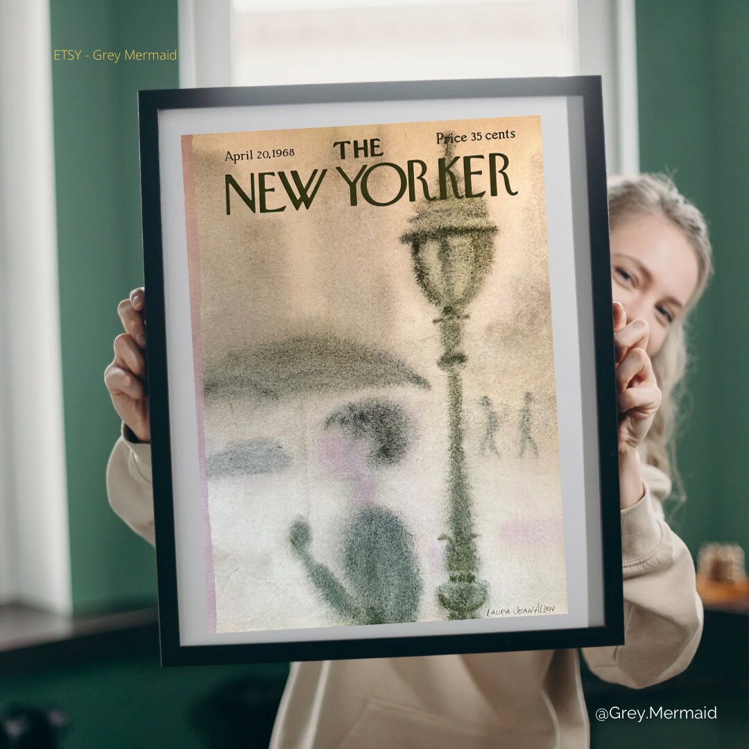 New Yorker Magazine Original COVER Only April 20 1968 - Etsy