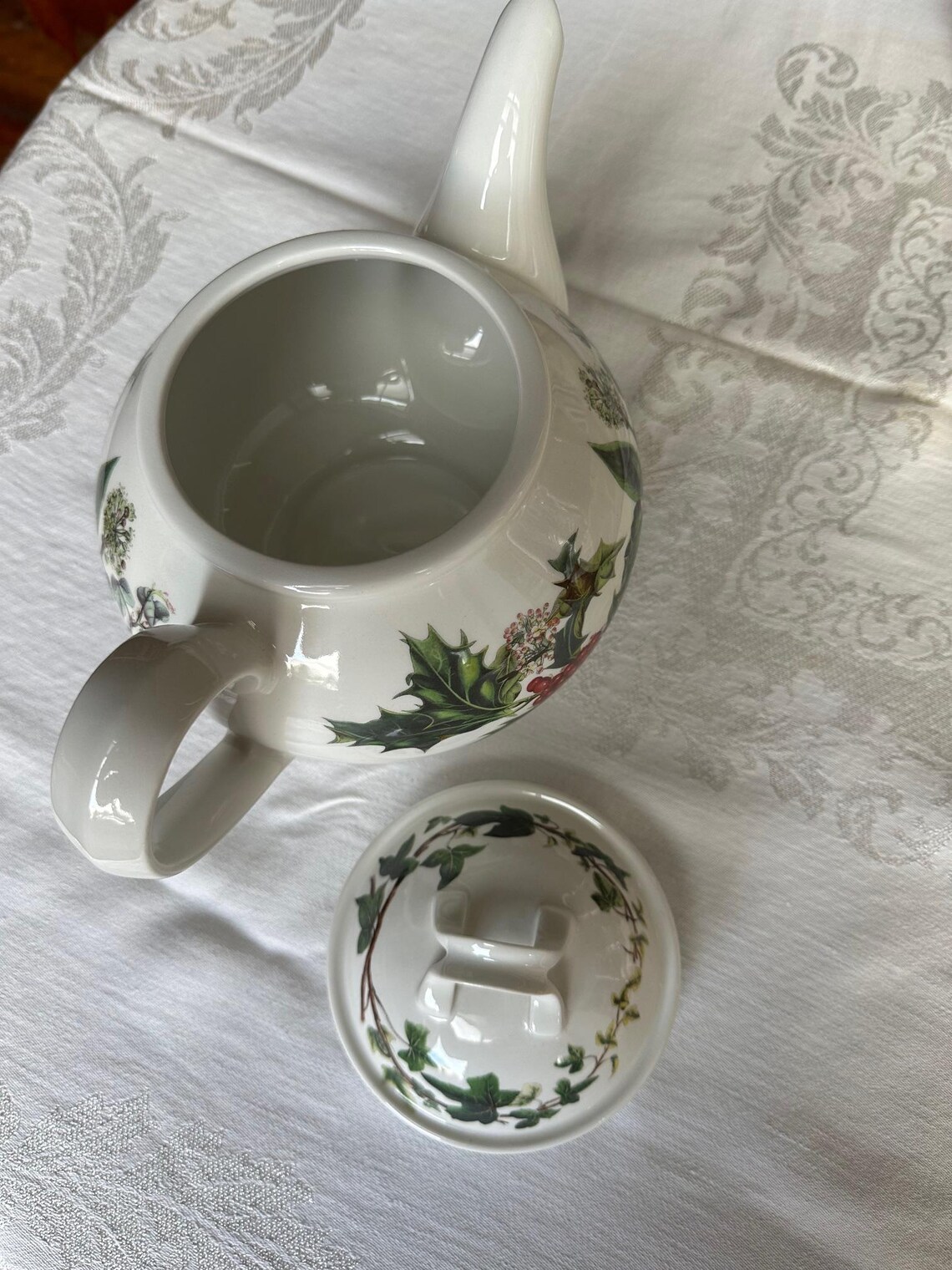 HOLLY & IVY Portmeirion Teapot With Lid - Etsy