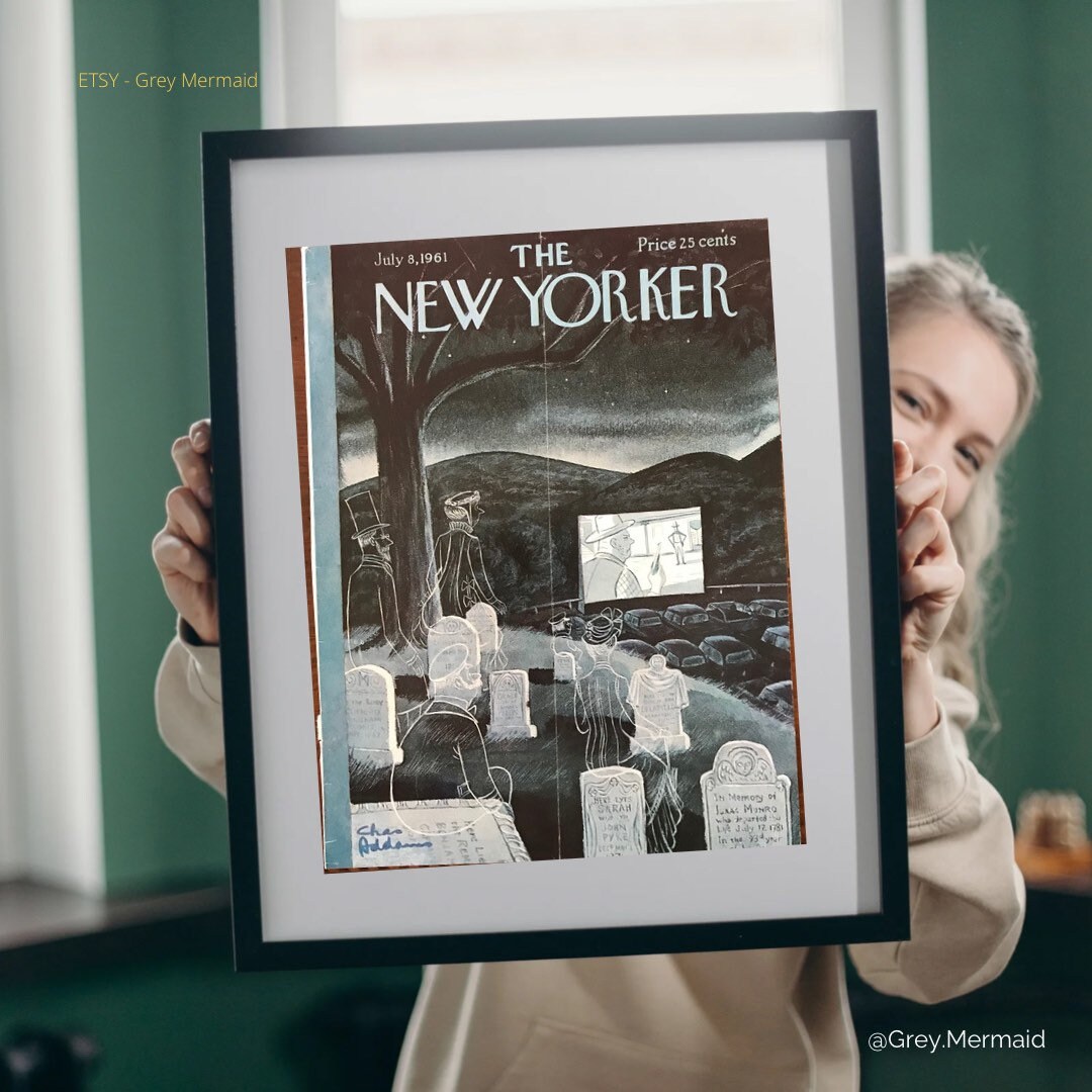 Chas Addams the New Yorker COVER Only July 8, 1961 - Etsy