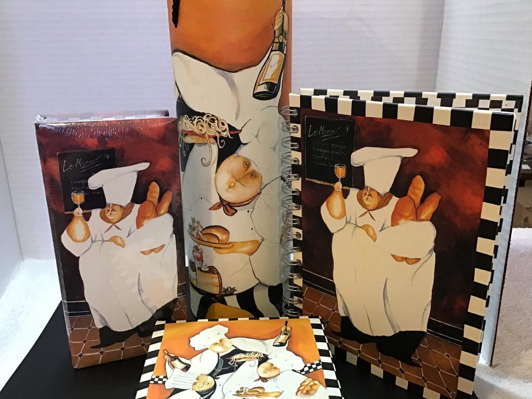 Jennifer Garant Lot of Chef Designs Vintage 2002 New Old Stock Wine ...