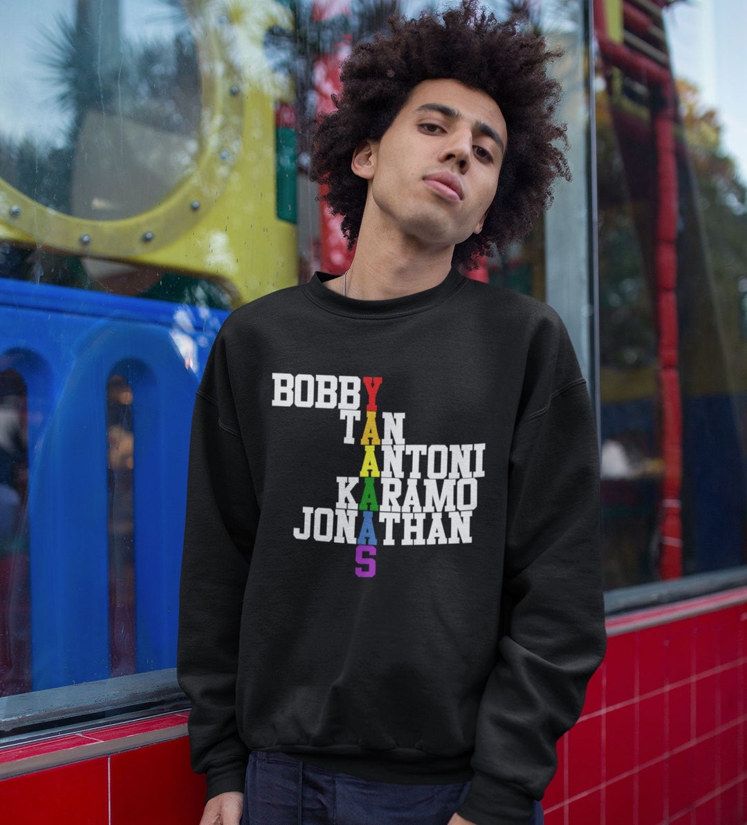 Queer Sweatshirt, Queer Eye Names Tshirt, Queer Eye, Gift for the ...