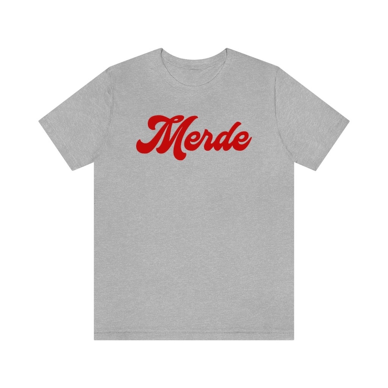 Merde Shirt French Shirt Merde T-shirt Tee Funny French - Etsy