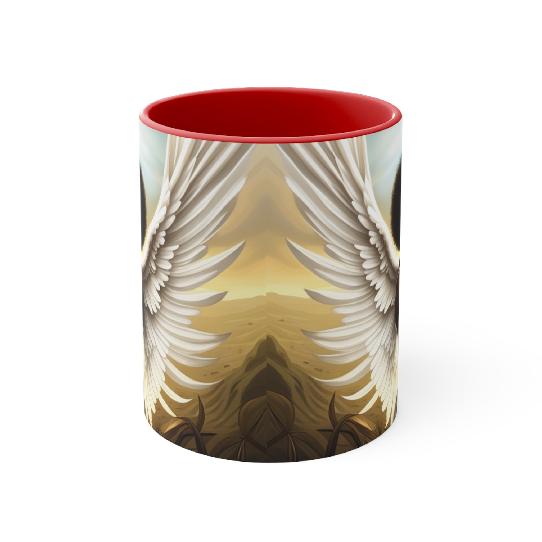 Black Angel Coffee Mug Afro Art Black Girl African - Etsy