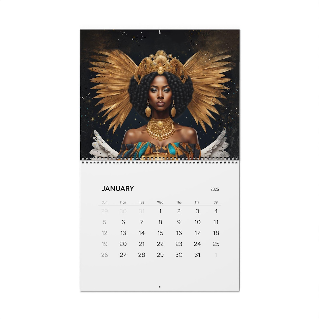 Angelic Wall Calendars, African American Angels, Elegant Regal ...