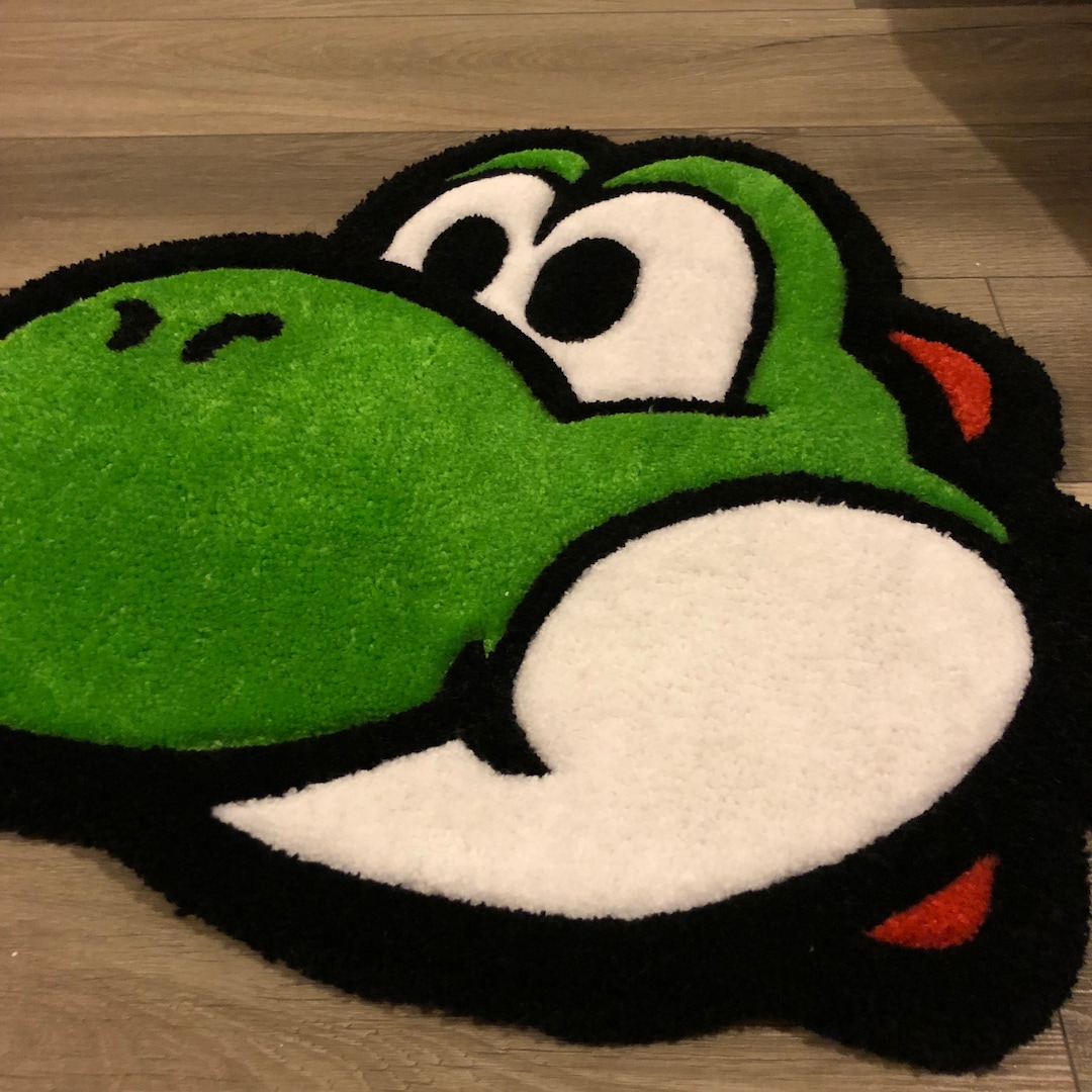 Yoshi Rug, Handmade, Tufted Rug, Personalized Rug, Non-slip Rug, Room ...