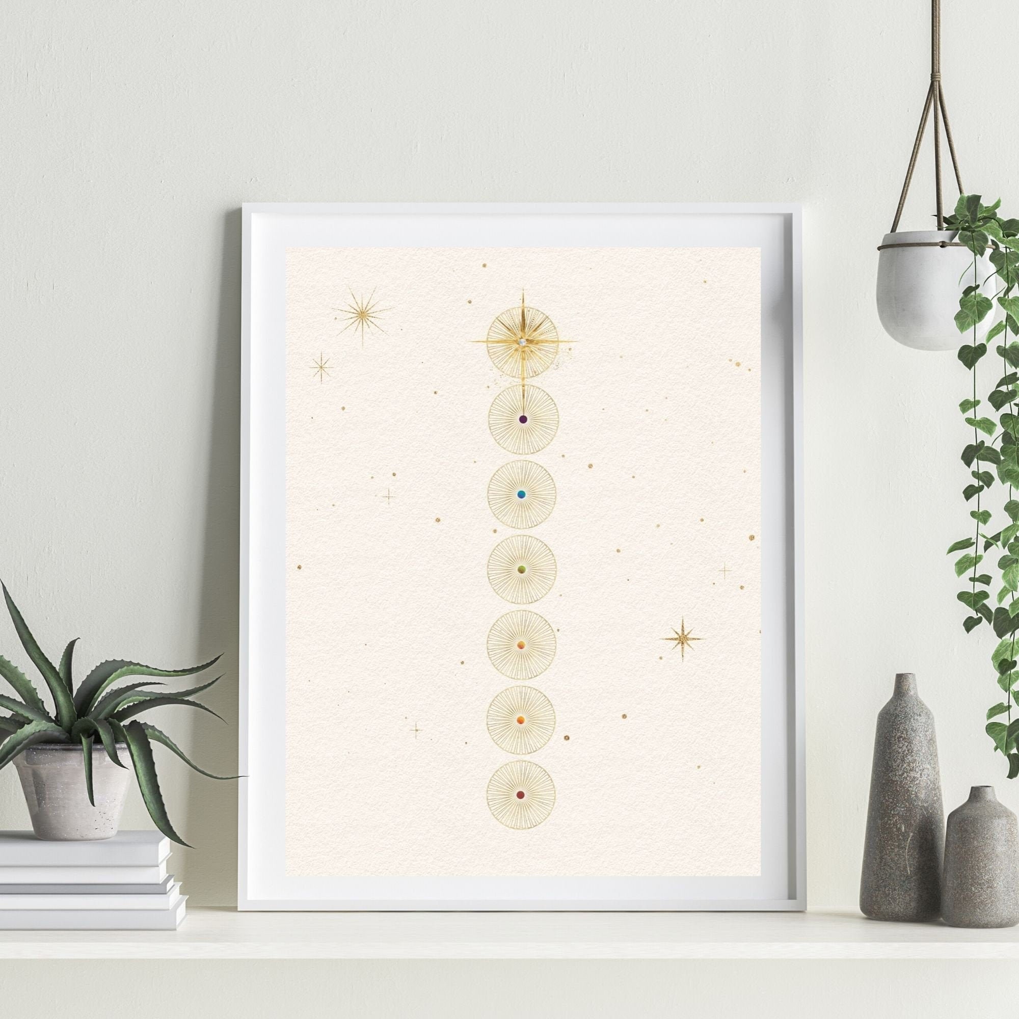 7 Chakra Art Chakra Prints Chakra Posters Meditation - Etsy