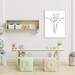 Family of Three Line Art | Family Art | Abstract Wall Print ...