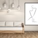 Couples Love Line Art Abstract Wall Print Minimalist - Etsy