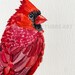Northern Cardinal Print on Watercolor Paper - Etsy