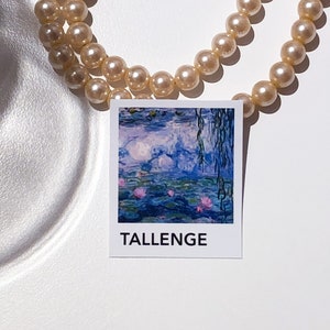 Pantone-style Water Lilies Portrait | Monet | Famous Paintings Sticker ...