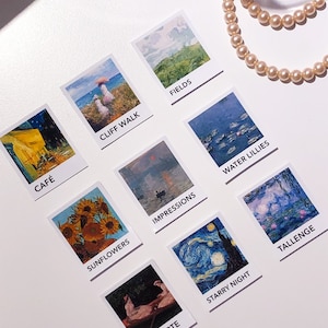 Pantone-style Water Lilies Portrait | Monet | Famous Paintings Sticker ...