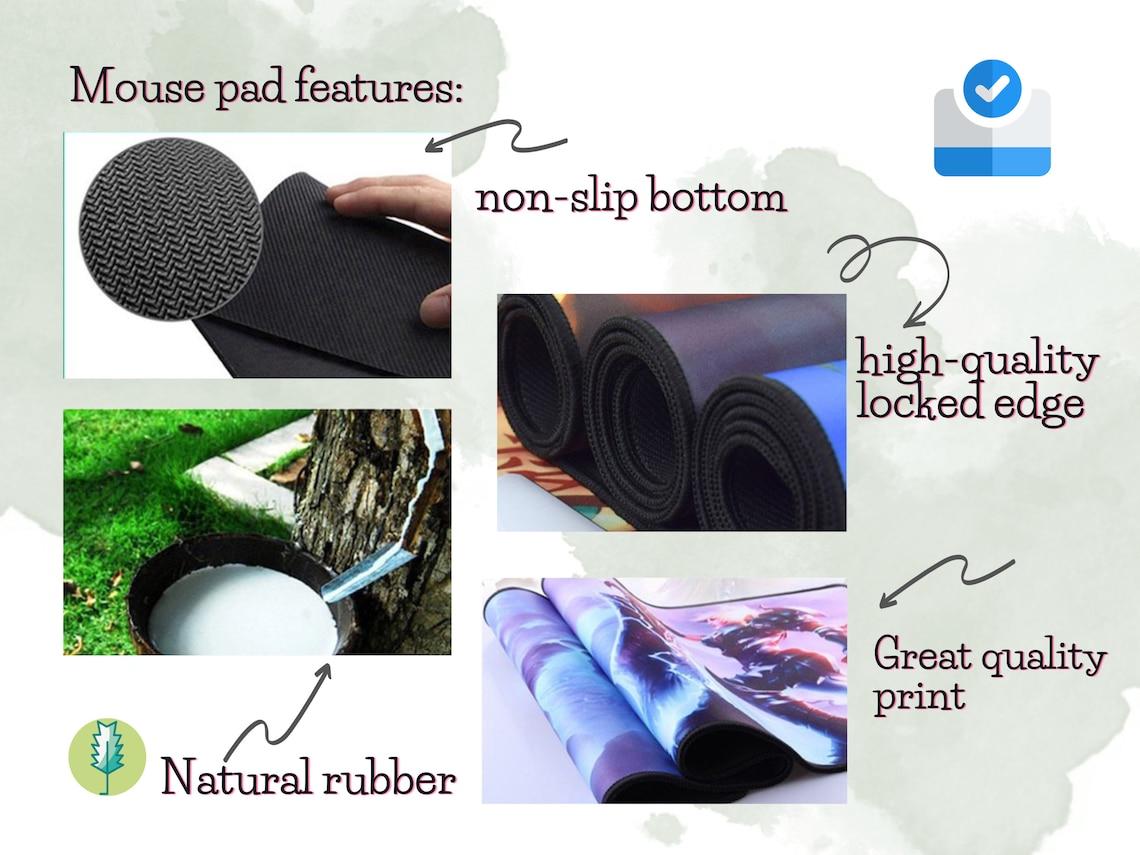 Sun Celestial Large Mouse Pad, Stars Moon Hand Leaves Desk Mat, Tarot ...