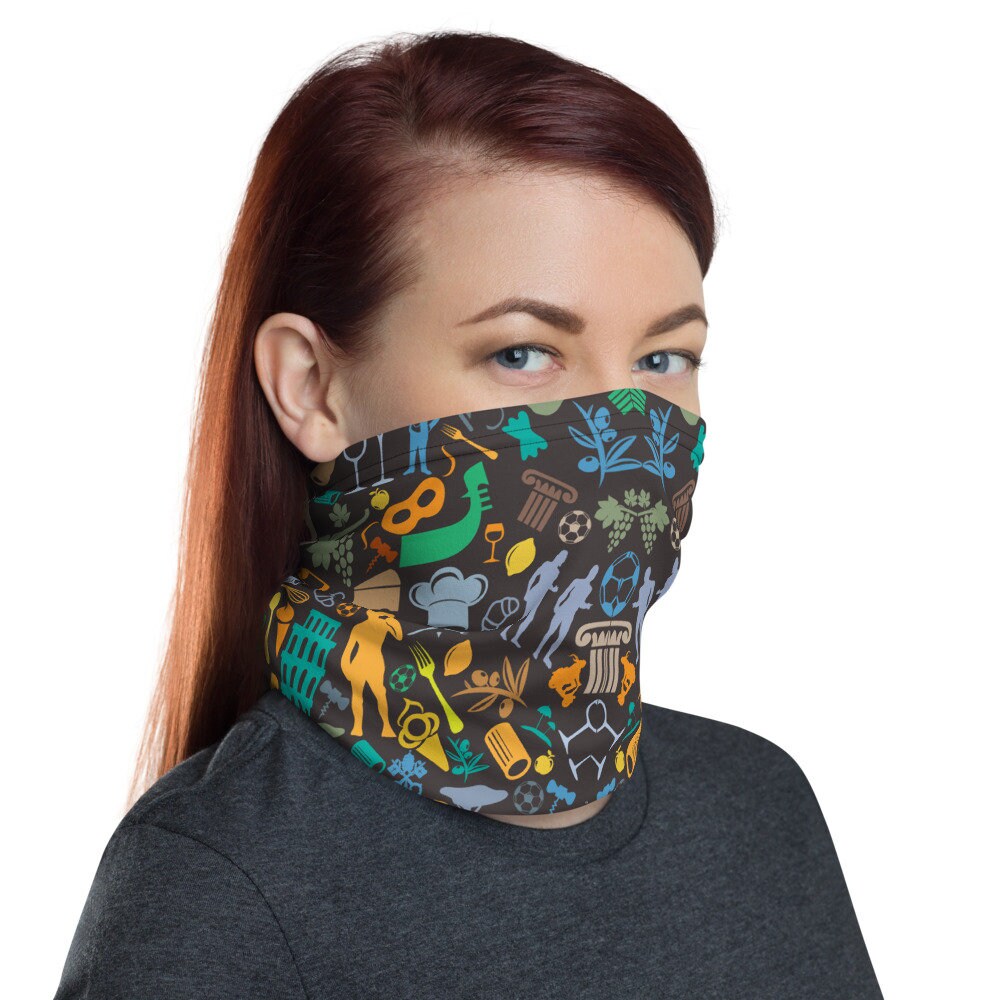 Italy Landmark Face Mask Neck Gaiter Washable Reusable - Etsy Canada
