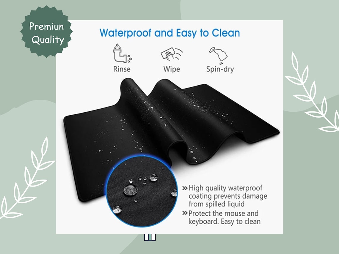 Sun Celestial Large Mouse Pad, Stars Moon Hand Leaves Desk Mat, Tarot ...